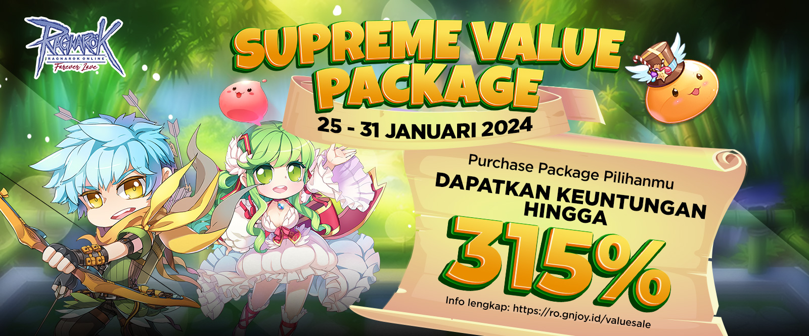 RAGNAROK : FOREVER LOVE | SUPREME VALUE PACKAGE FEBRUARY 2024